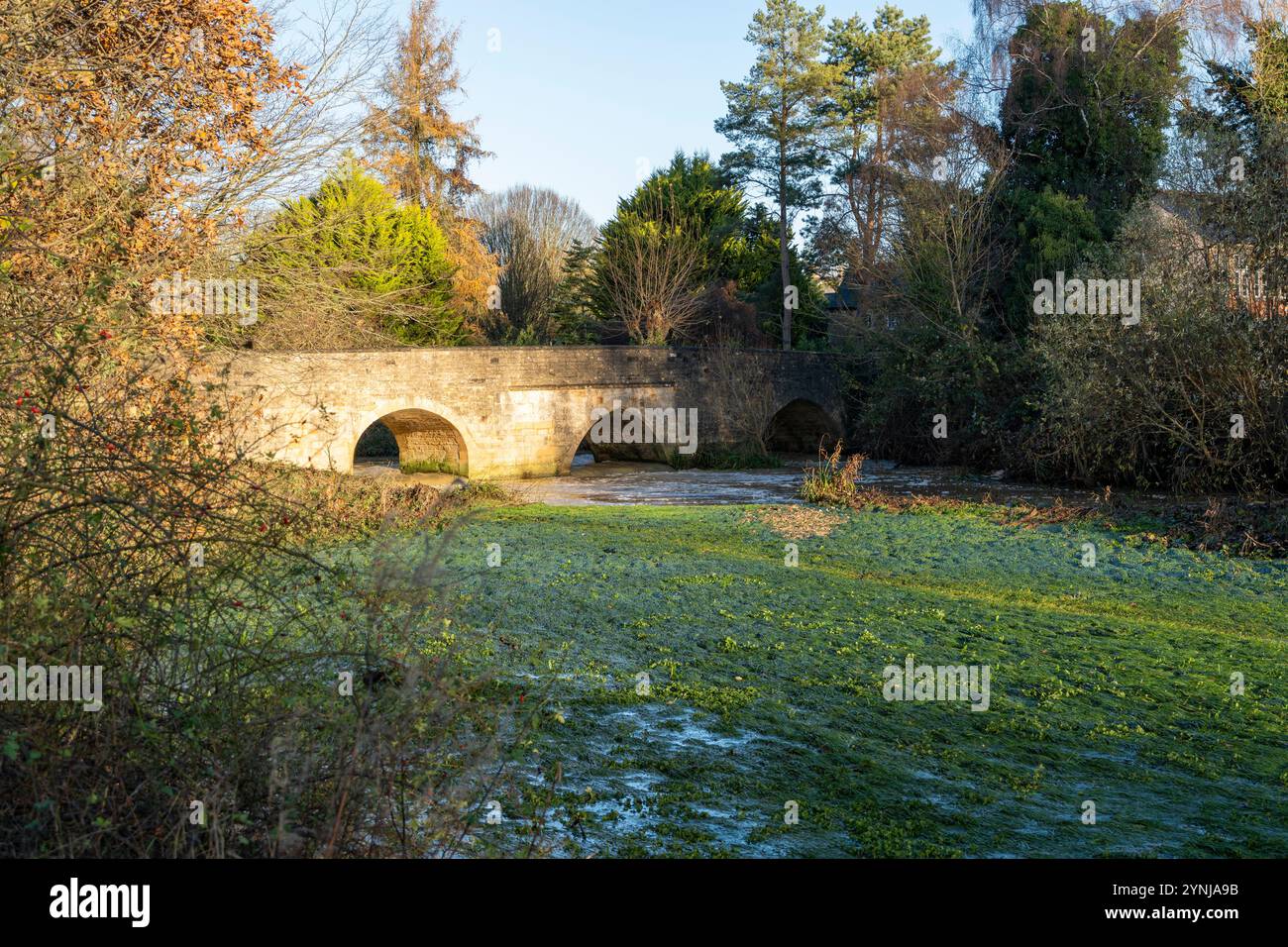 Bridge over the River ISe, Geddington, Northamptonshire Stock Photo - Alamy