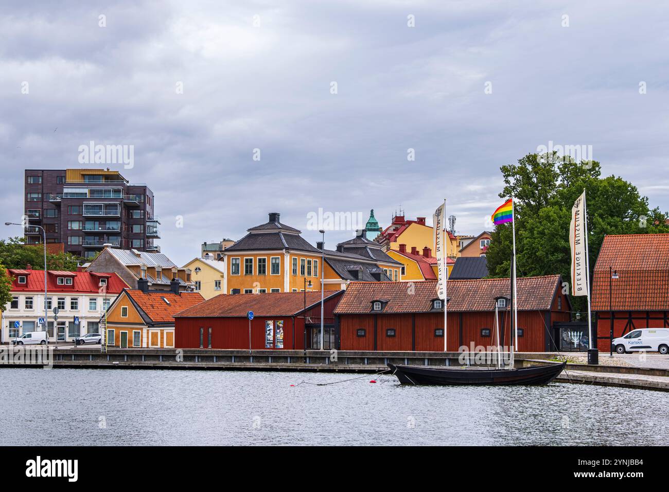 The Blekinge County Museum, Blekinge Museum, in the harbour area of ...