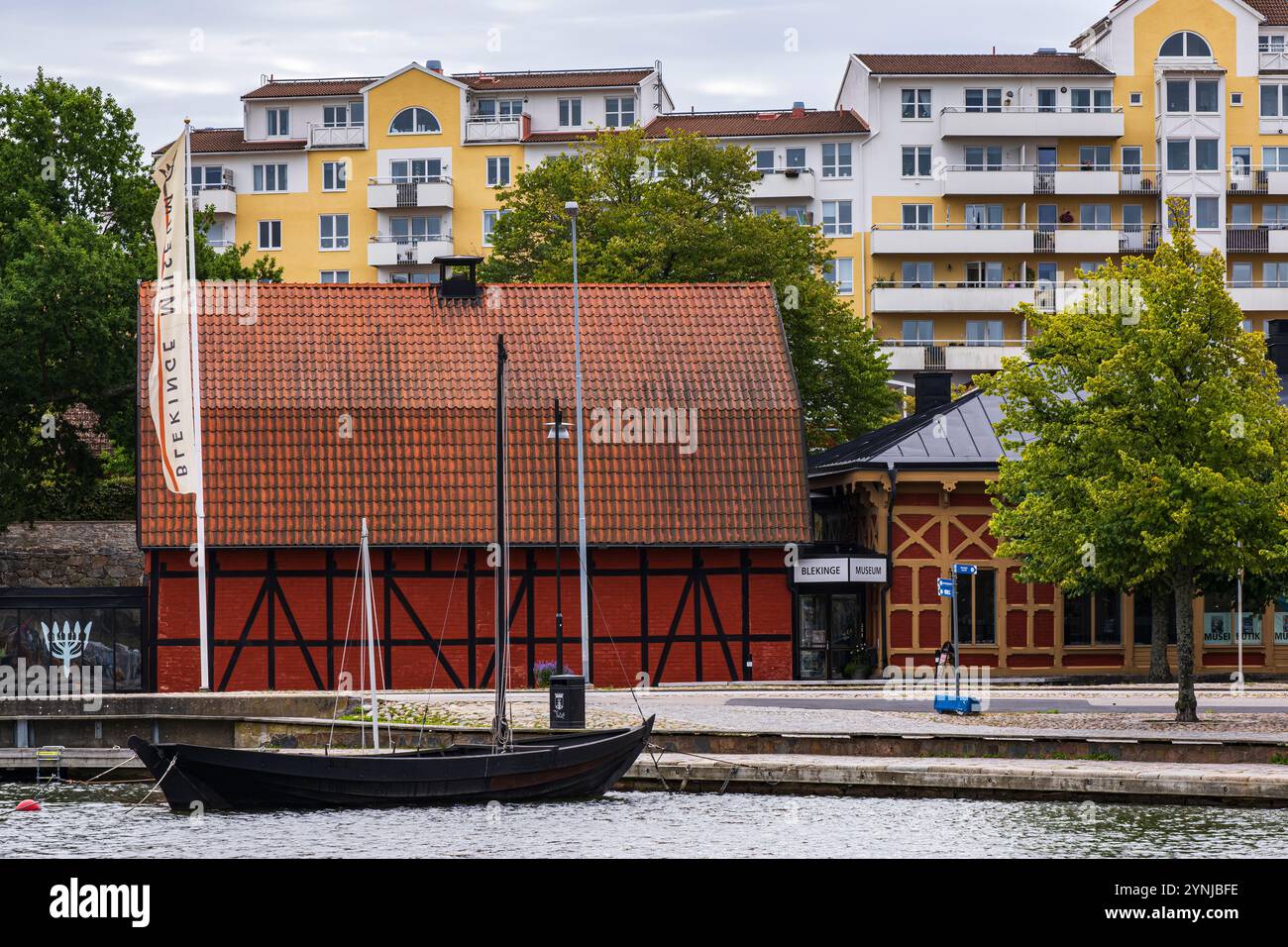 The Blekinge County Museum, Blekinge Museum, in the harbour area of ...