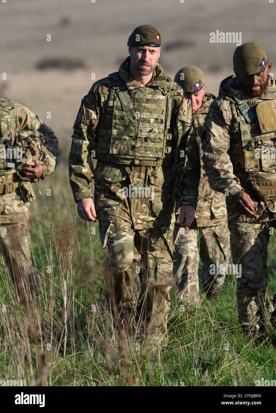 London, UK. November 26th, 2024. Prince William, Colonel of the Welsh ...