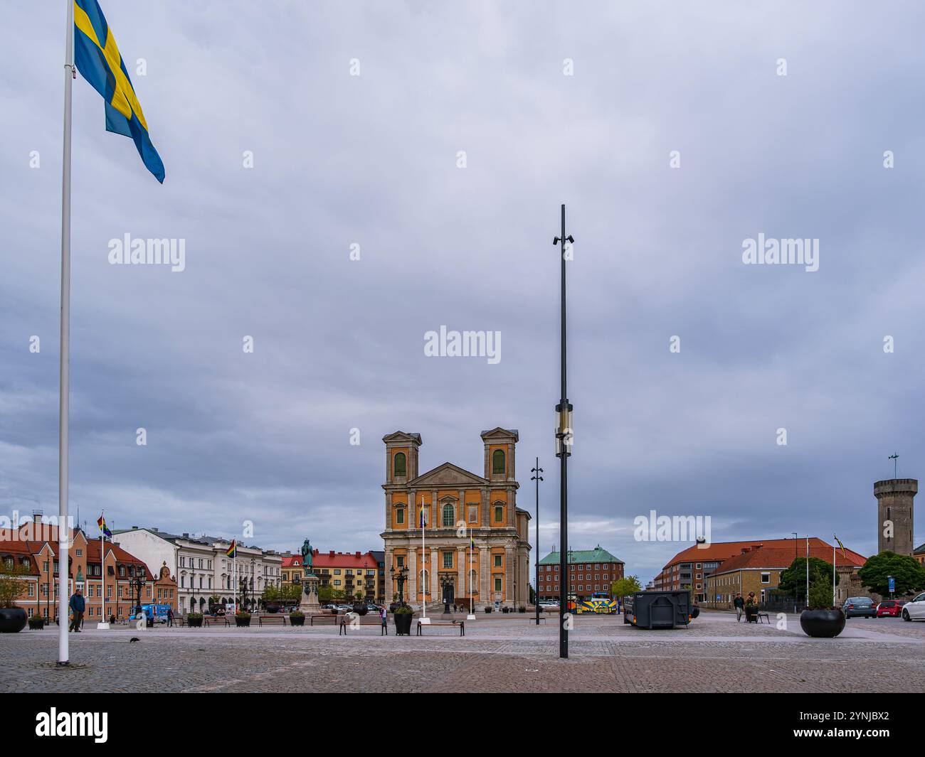 Stortorget, the main or market square, and Fredrik Church in the ...