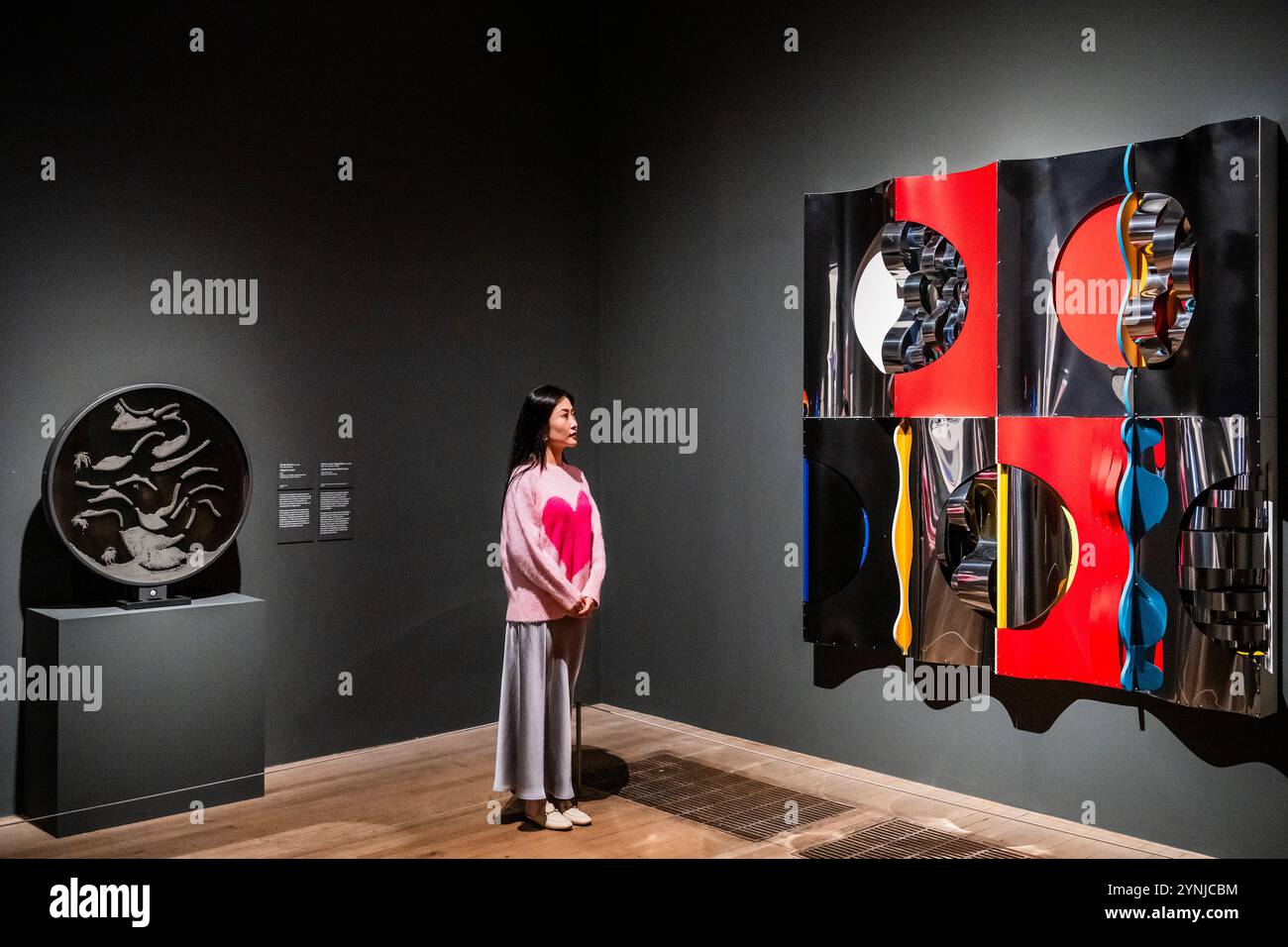 London, UK. 26th Nov, 2024. Untitled (geometric reliefs series) by ...