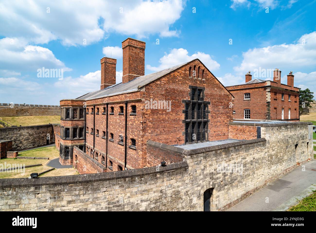 Victorian Prison in Lincoln Castle in Lincoln, England, United Kingdom ...