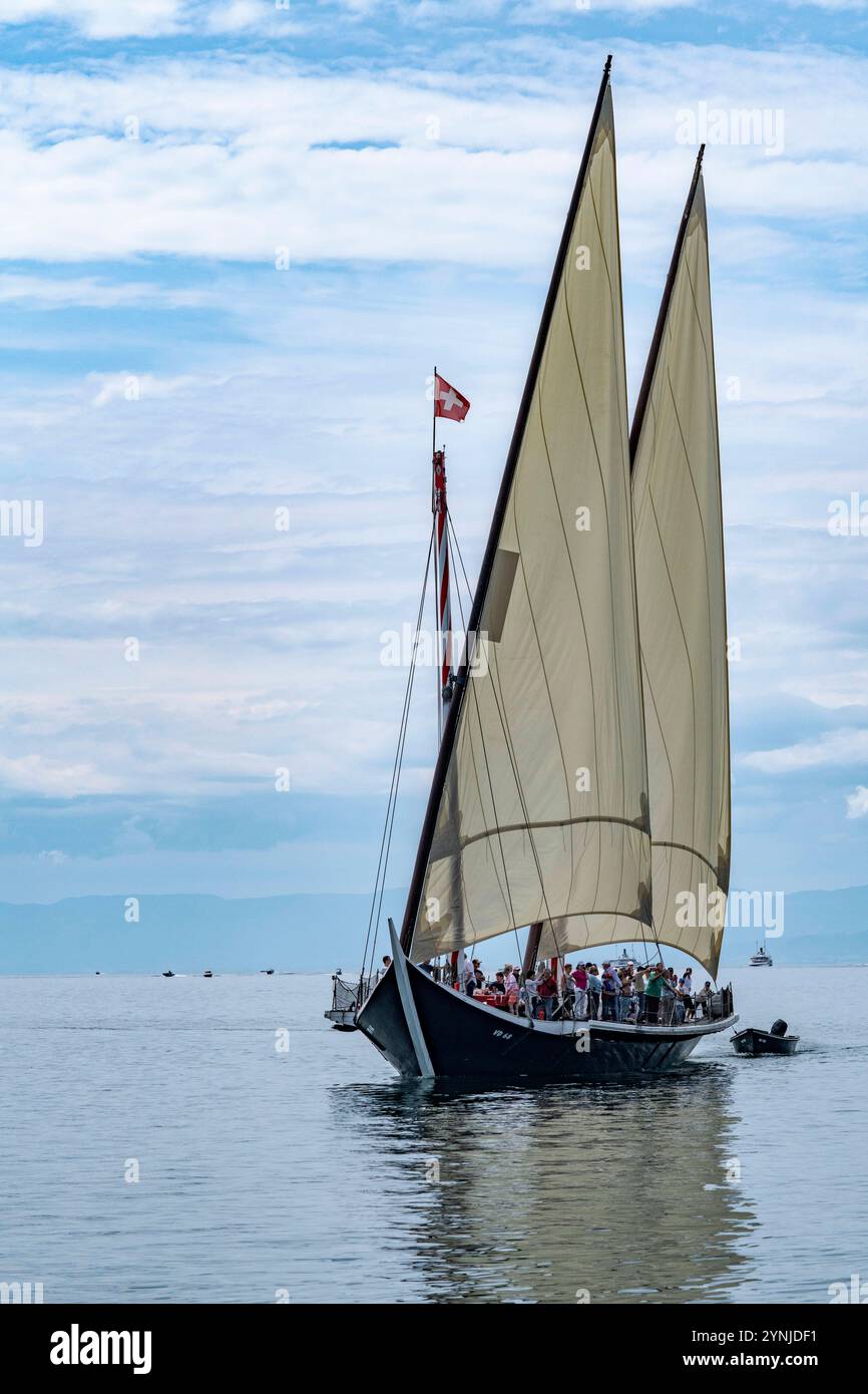 Suisse, Schweiz, Switzerland, Lac Léman, Genfer See, Geneva Lake ...