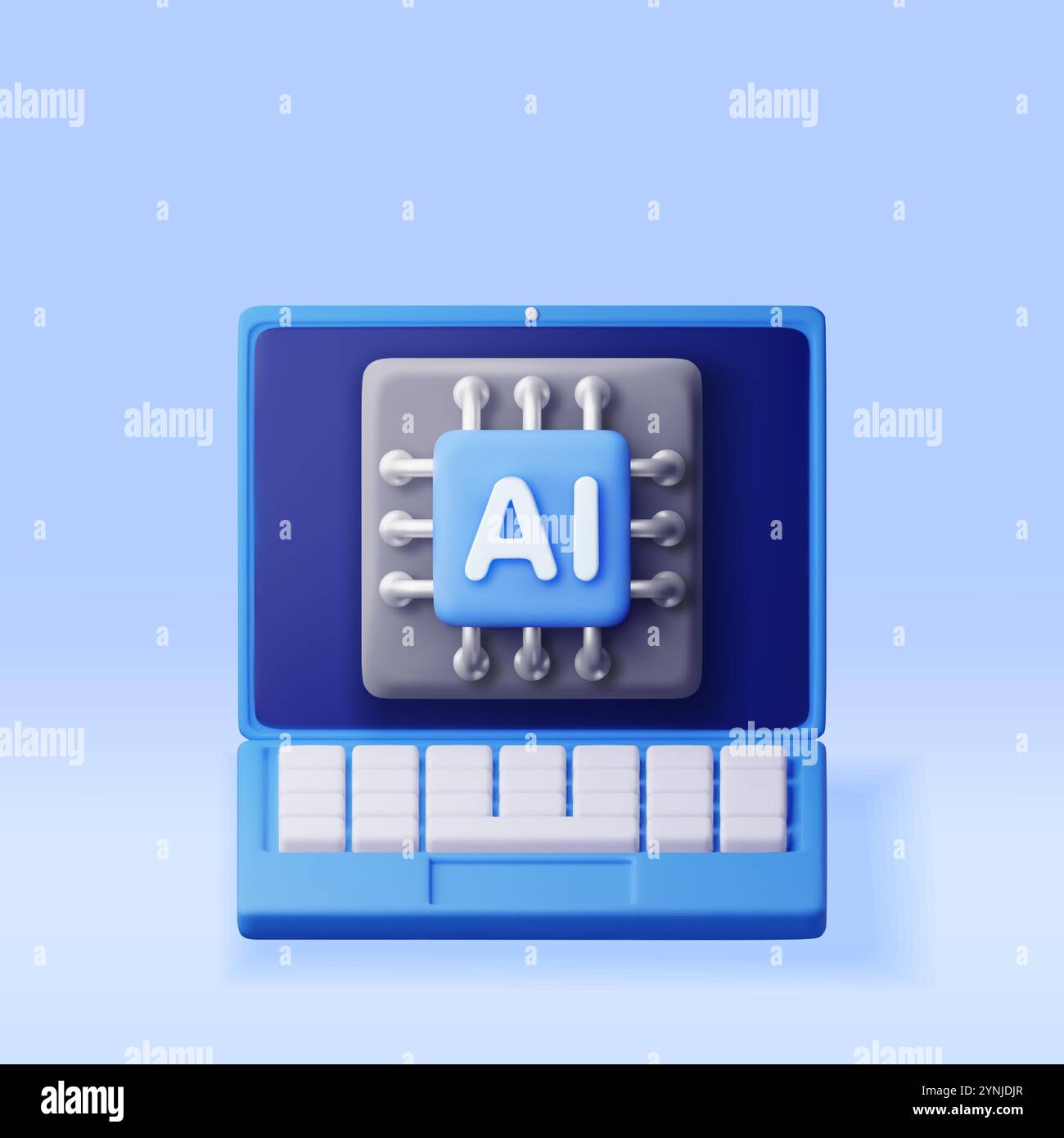 Robot processor chip in Stock Vector Images - Alamy