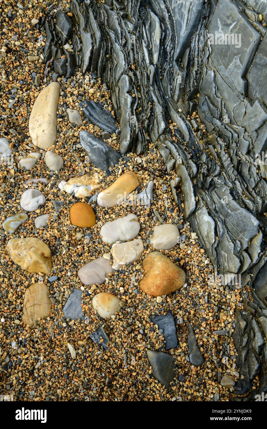 Australia, Tasmania, Rocky Cape National Park, Bass Strait, coastal ...