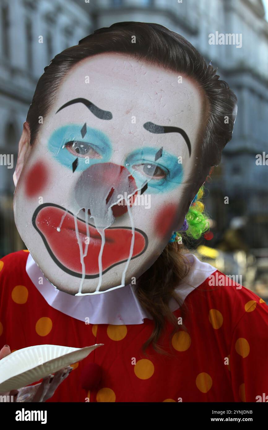 Clown pie in face hi-res stock photography and images - Alamy