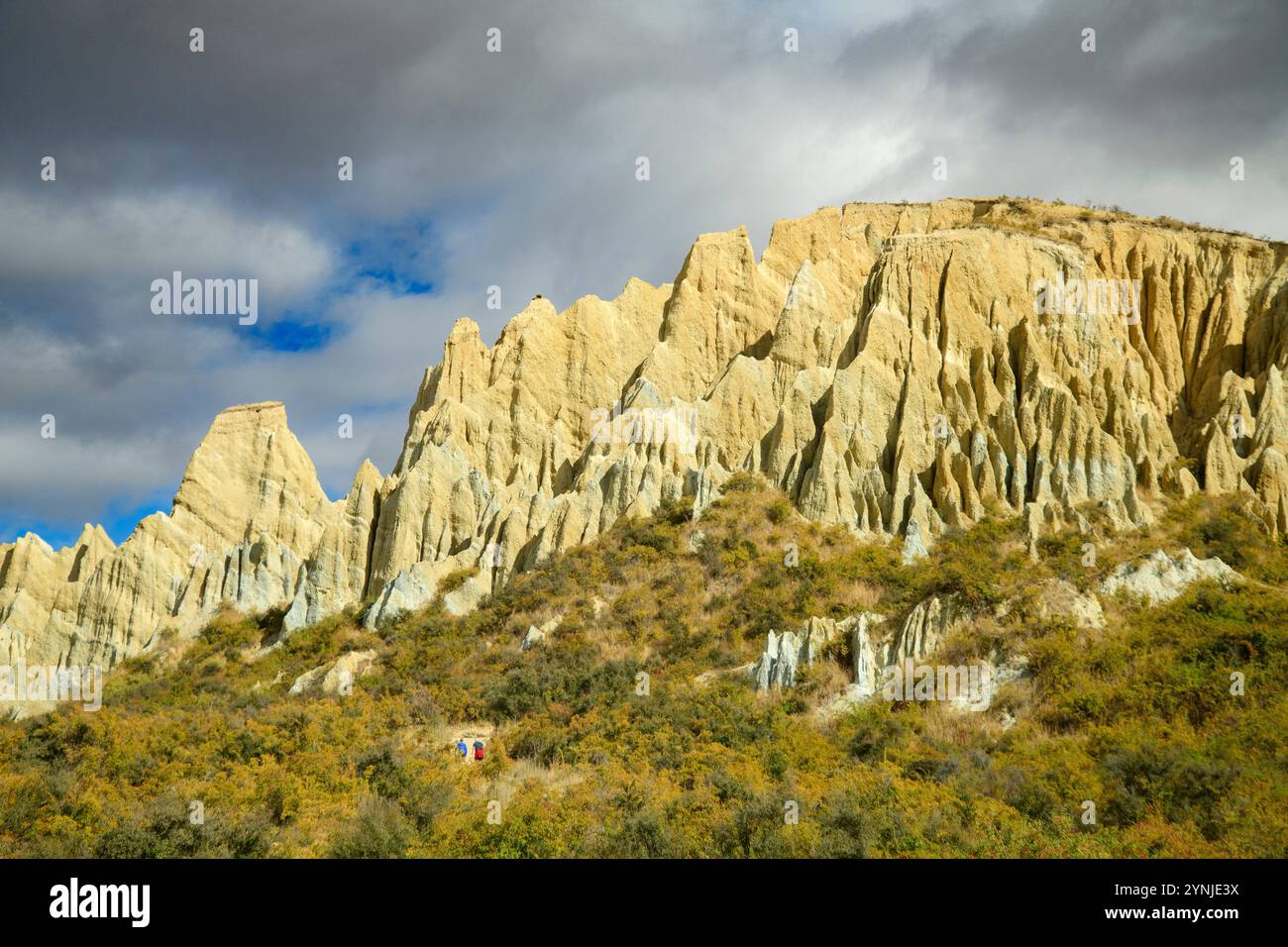New Zealand, South Island, Otago, Omarama, Clay Clifs Stock Photo - Alamy