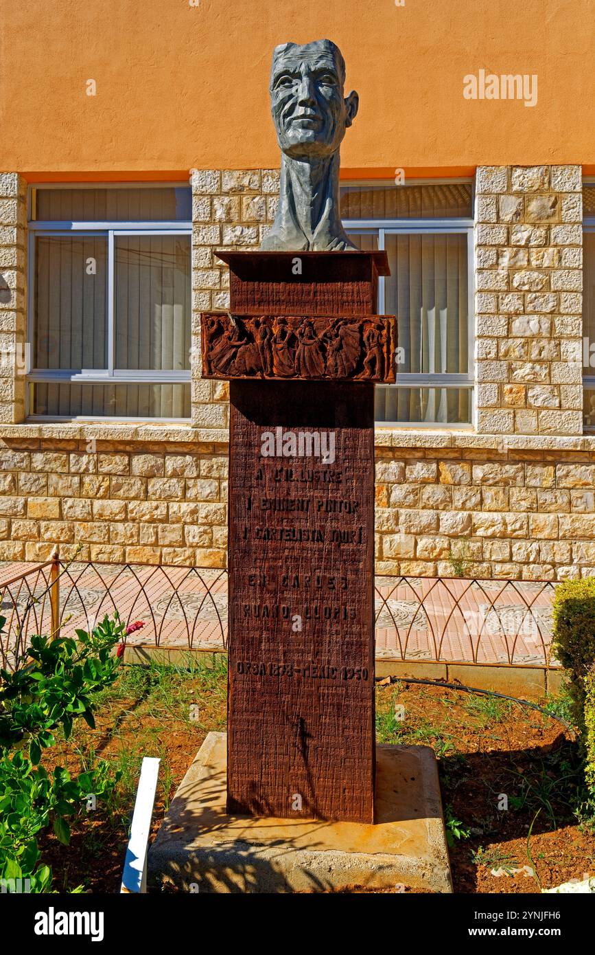Rathaus, Ajuntament d'Orba, Denkmal, Carlos Ruano Llopis, 1878 - 1950 ...