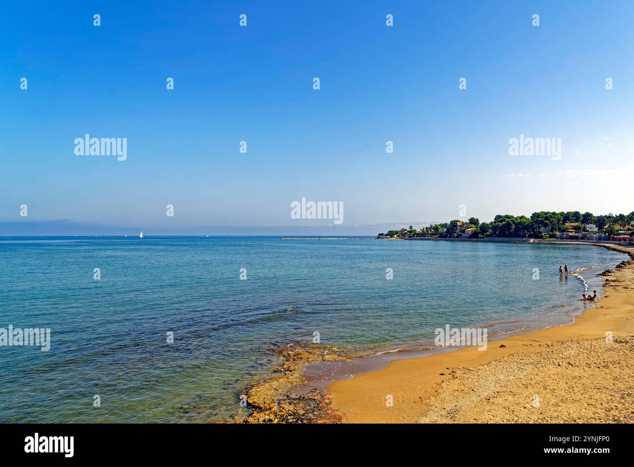 Strand, La Marineta Cassiana Stock Photo - Alamy