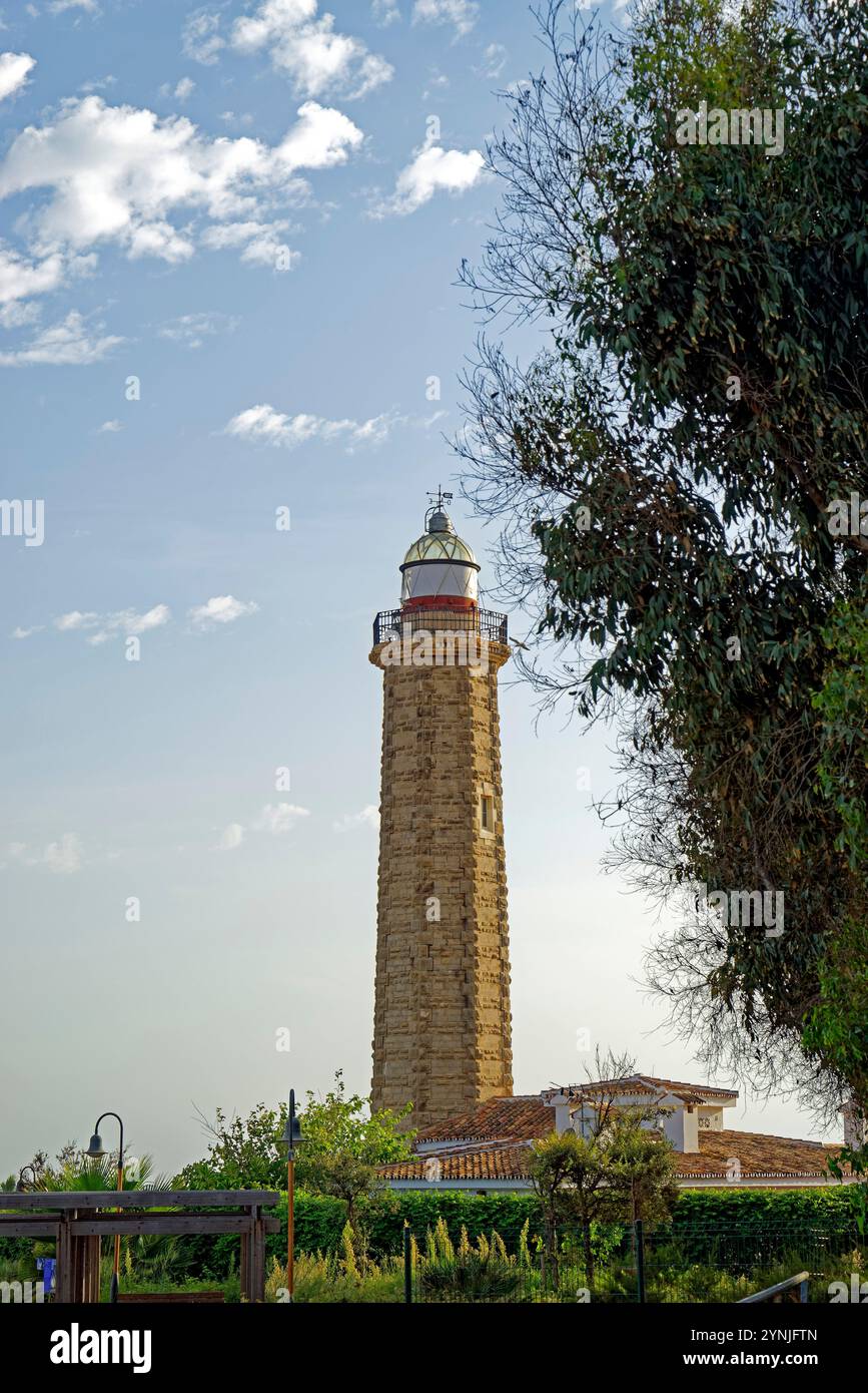 Leuchtturm, Faro de Punta Doncella Stock Photo - Alamy