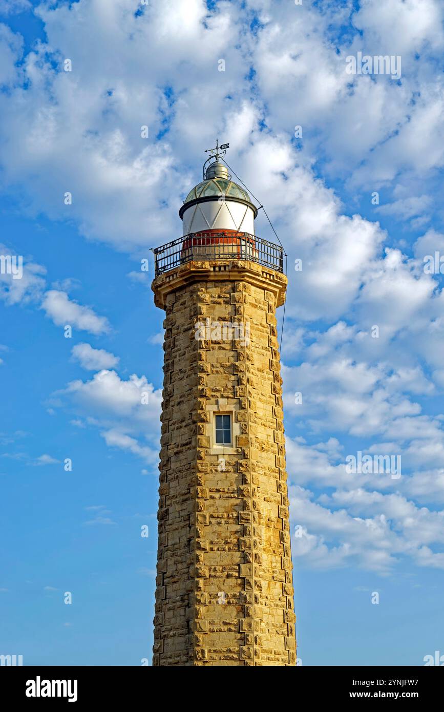 Leuchtturm, Faro de Punta Doncella Stock Photo - Alamy
