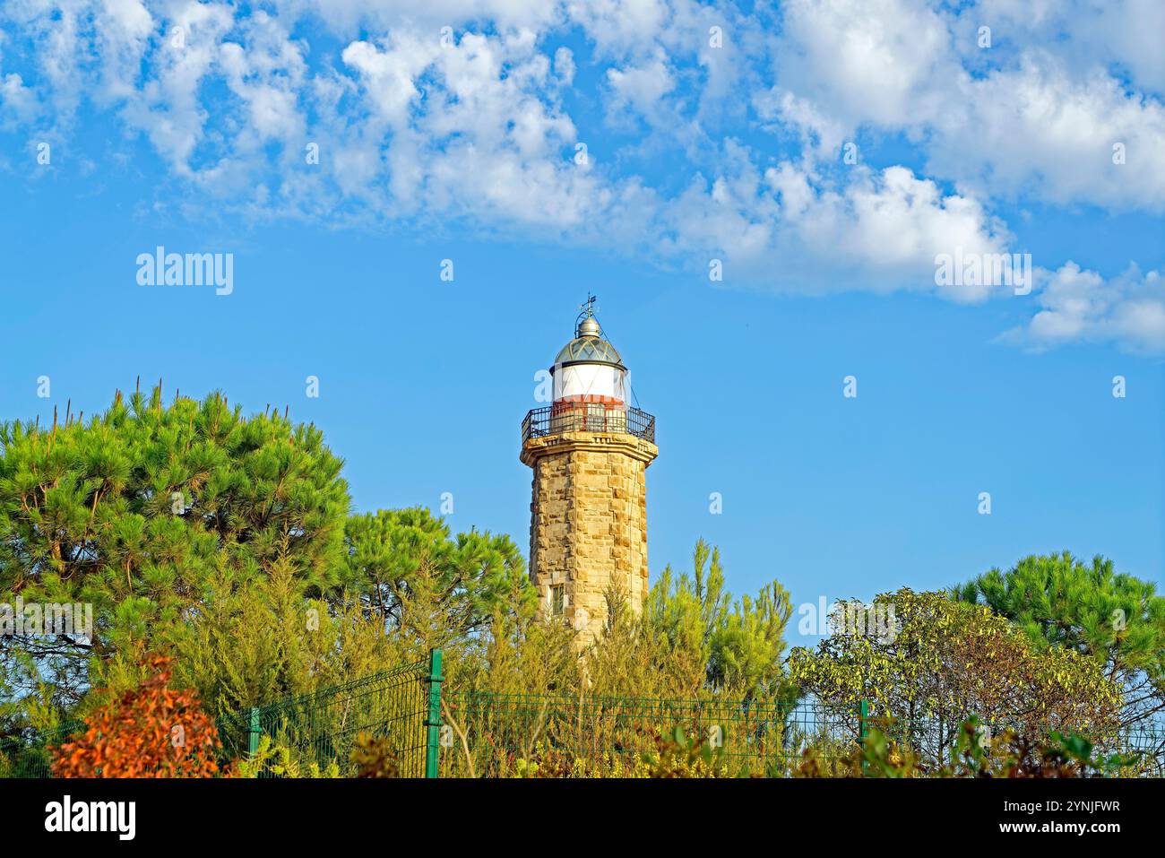 Leuchtturm, Faro de Punta Doncella Stock Photo - Alamy