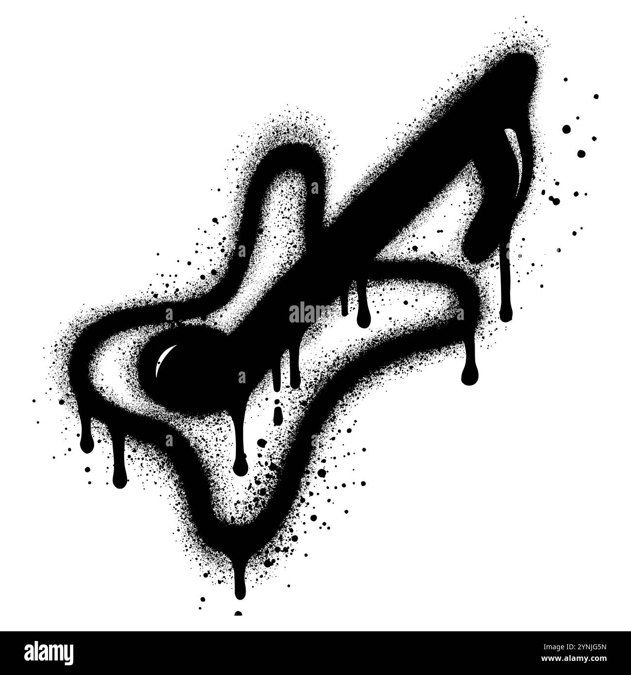 Abstract rock graffiti style Cut Out Stock Images & Pictures - Alamy