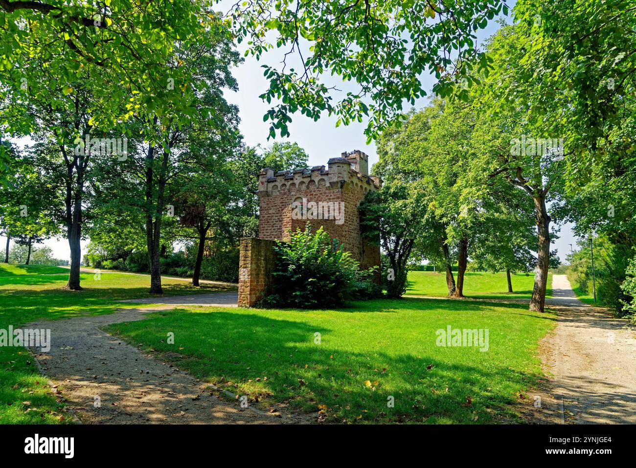 Carl-Benz-Park, Carl Benz, 1844 - 1929, Dr.-Carl-Benz-Garage Stock ...