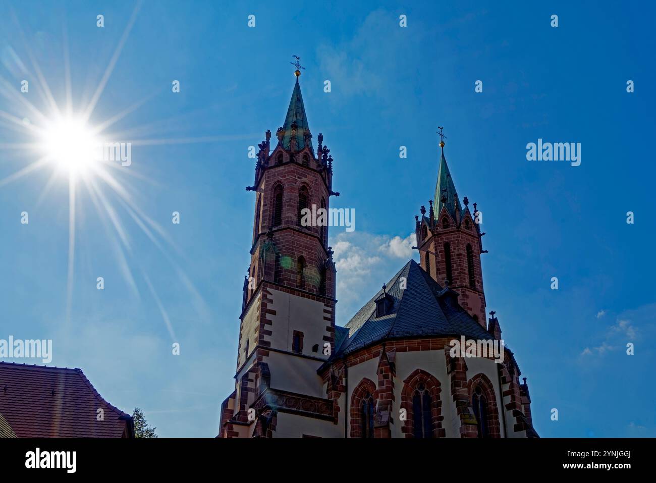 Kirche, St. Gallus Stock Photo - Alamy