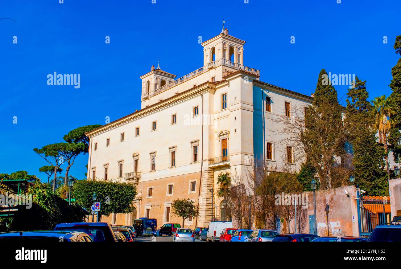Rome facade villa borghese hi-res stock photography and images - Alamy