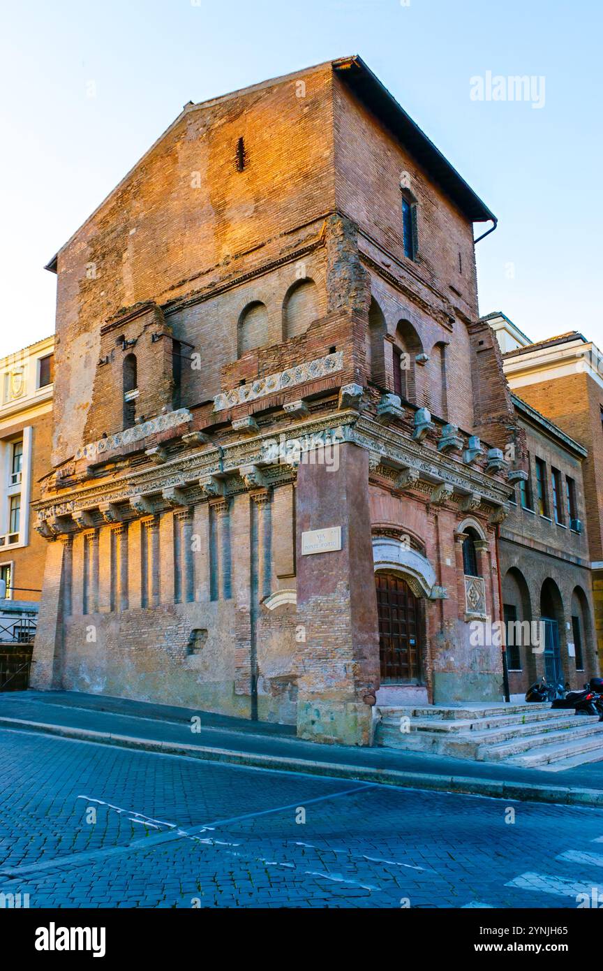 The Casa dei Crescenzi is a medieval mansion in Rome, featuring ...