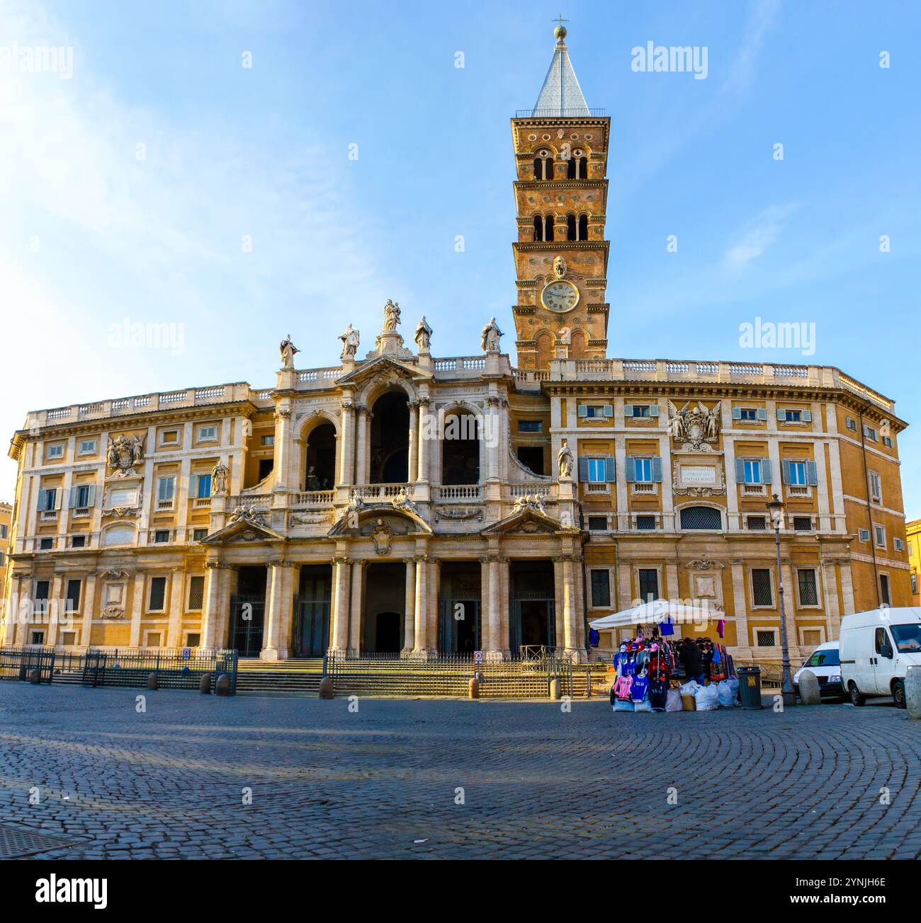 Basilica of Saint Mary Major facing Piazza di Santa Maria Maggiore in ...