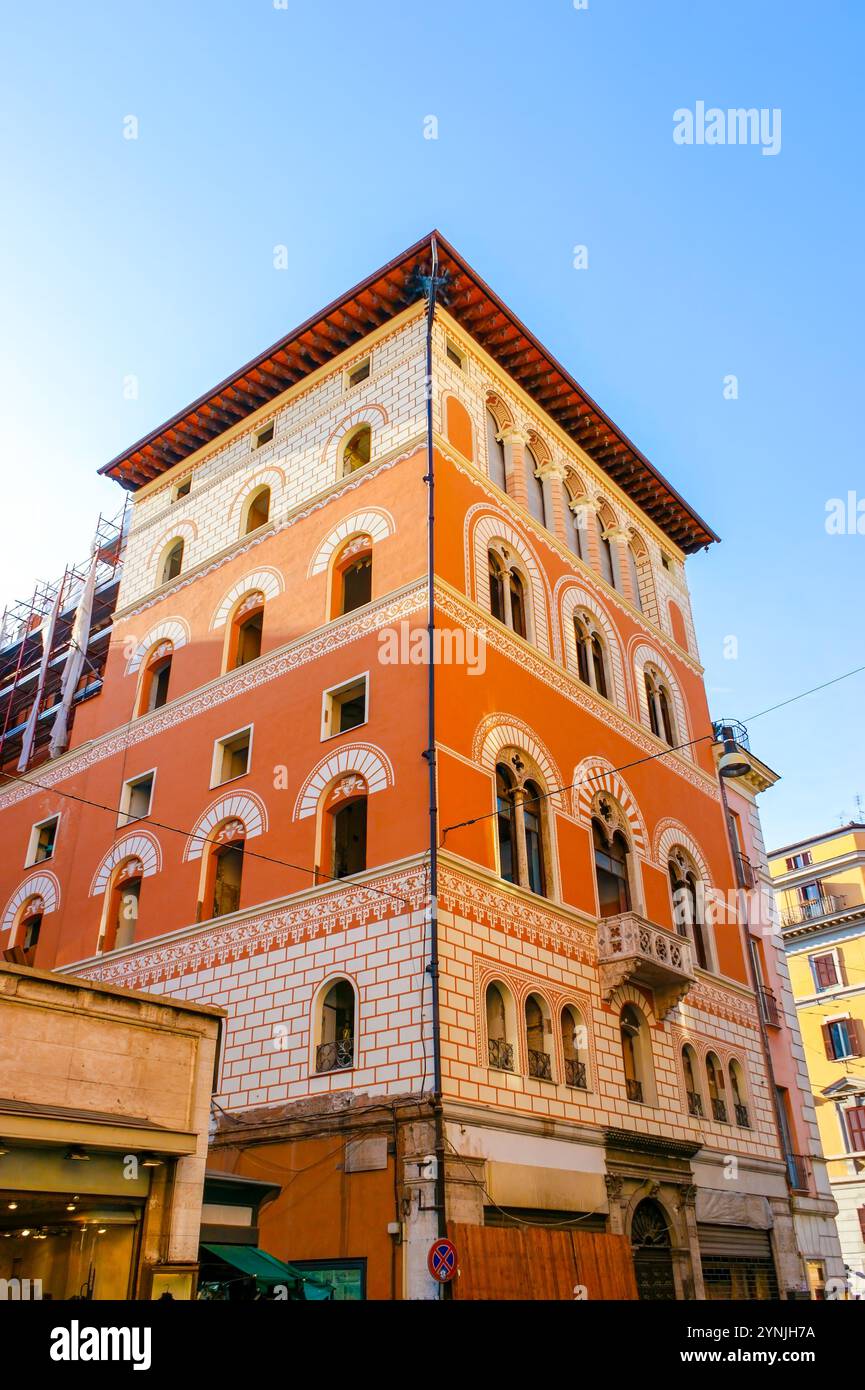 The scenic, historic, multi-storey building at the intersection of Via ...