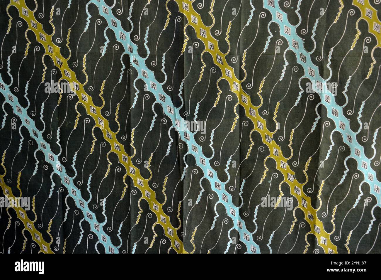 detailed patterns of Indonesia batik cloth Stock Photo - Alamy