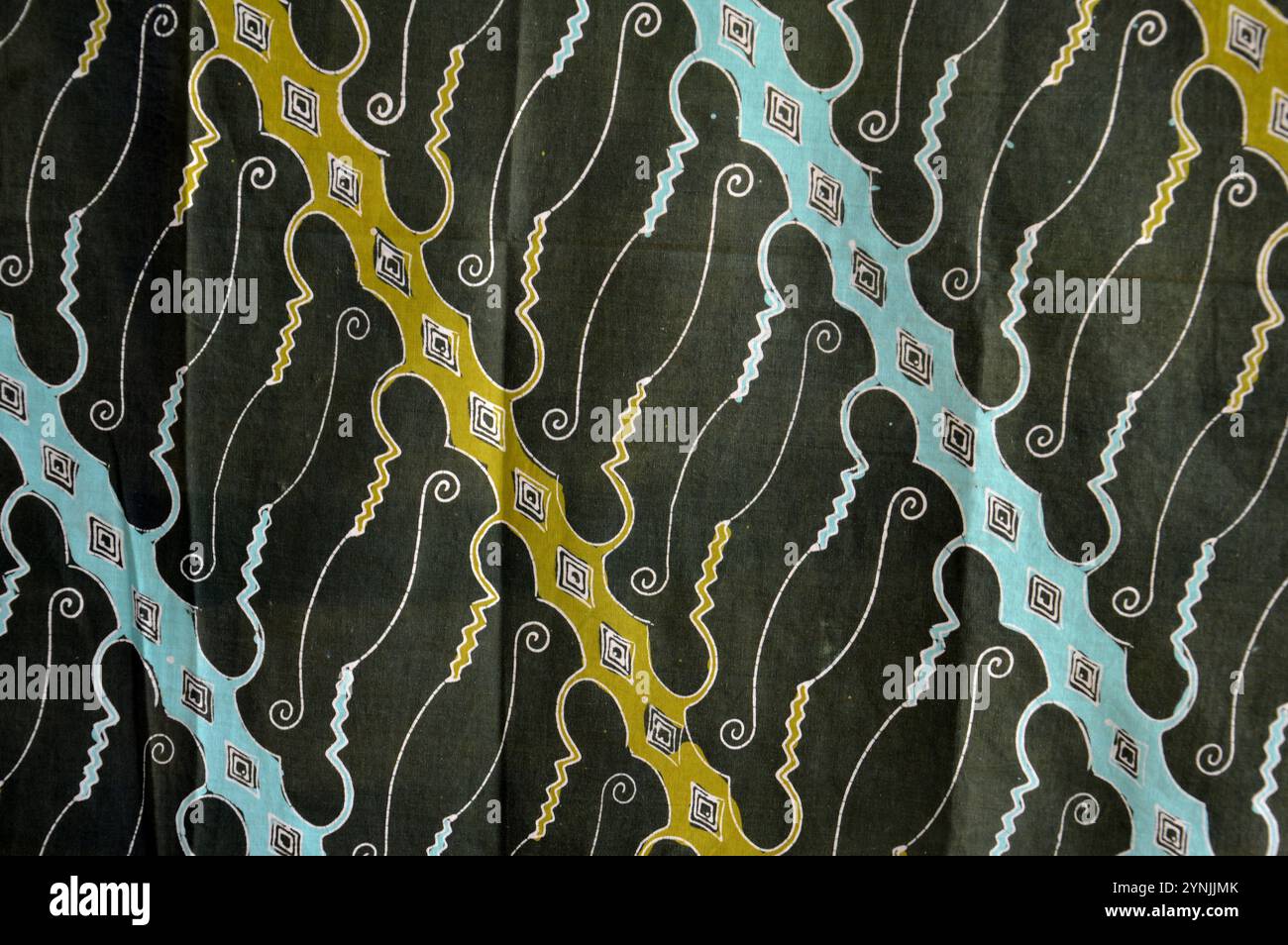 detailed patterns of Indonesia batik cloth Stock Photo - Alamy
