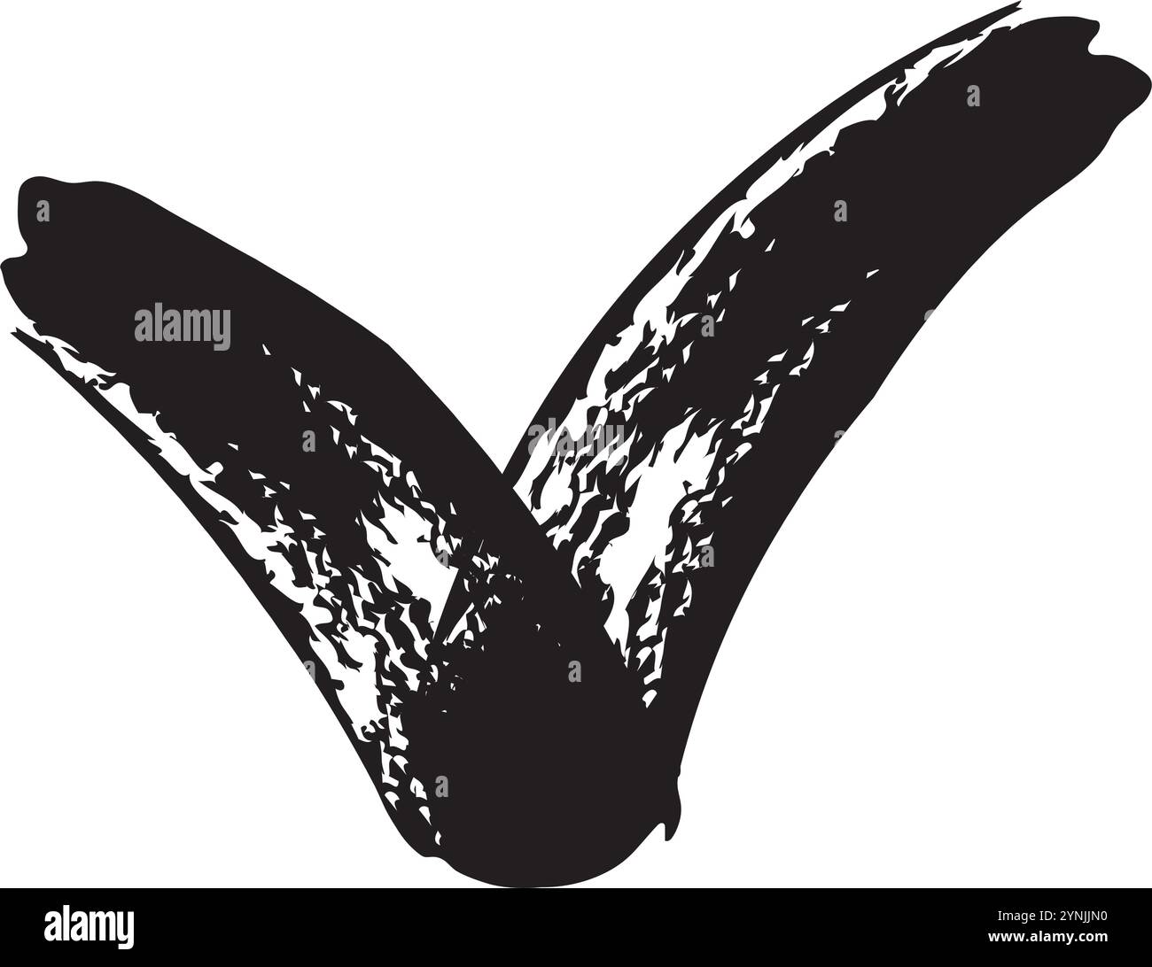 check mark geometric shape brush doodle Stock Vector Image & Art - Alamy