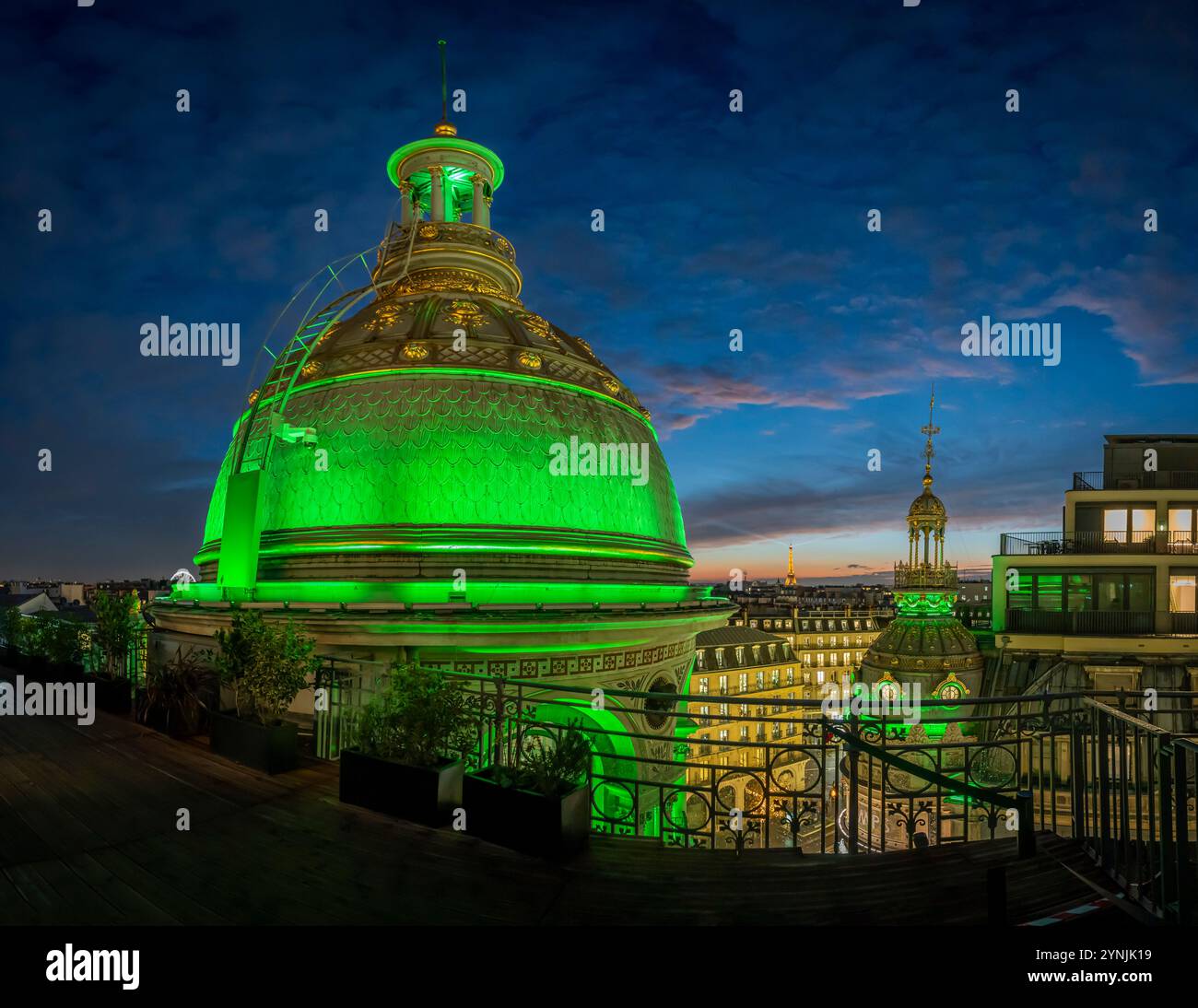 Paris, France - 11 23 2024: Boulevard Haussmann. Panoramic view of ...