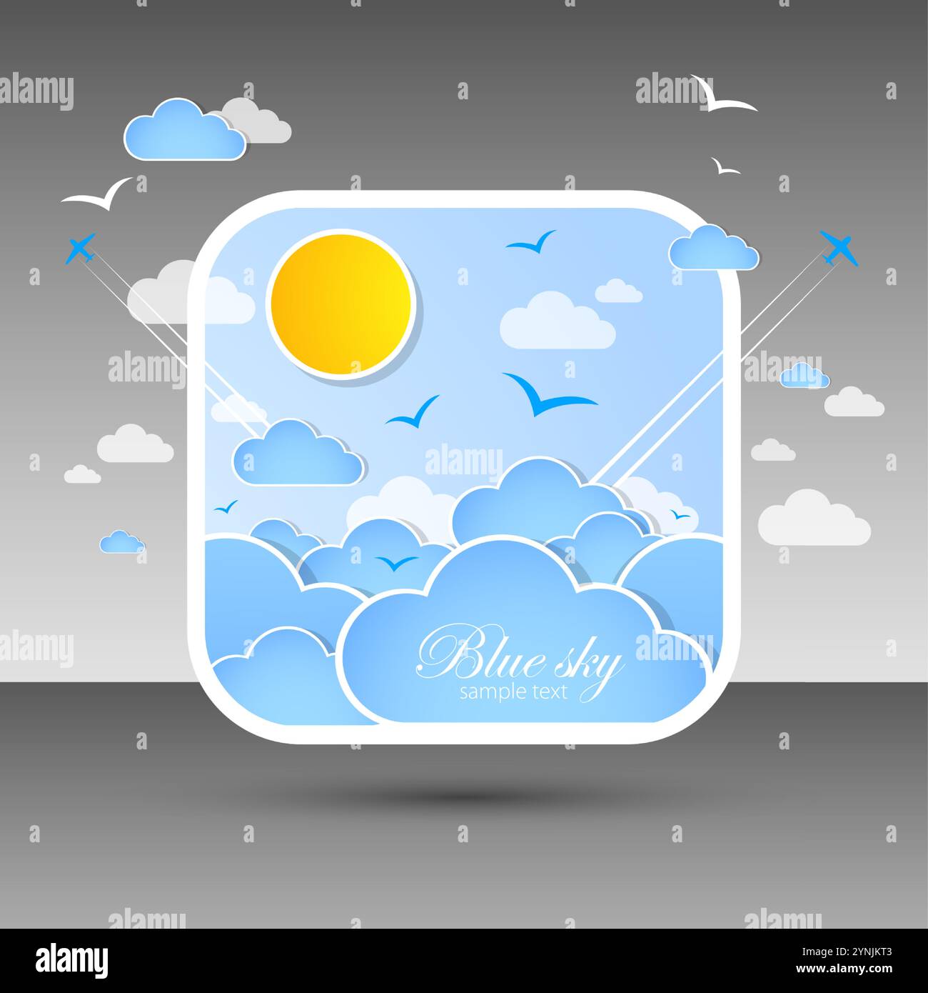 Light blue clouds Stock Vector Images - Alamy