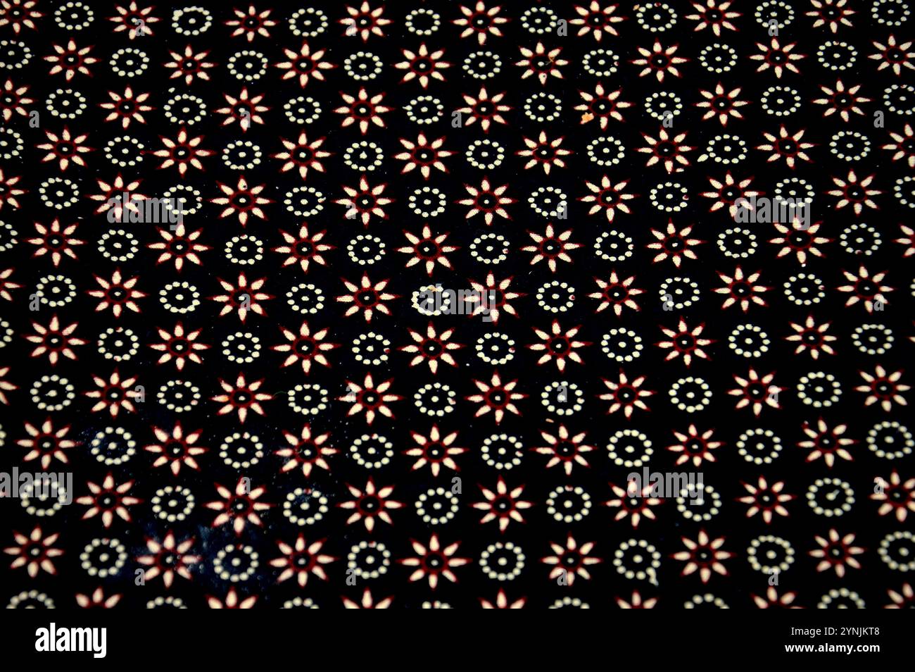 detailed patterns of Indonesia batik cloth Stock Photo - Alamy