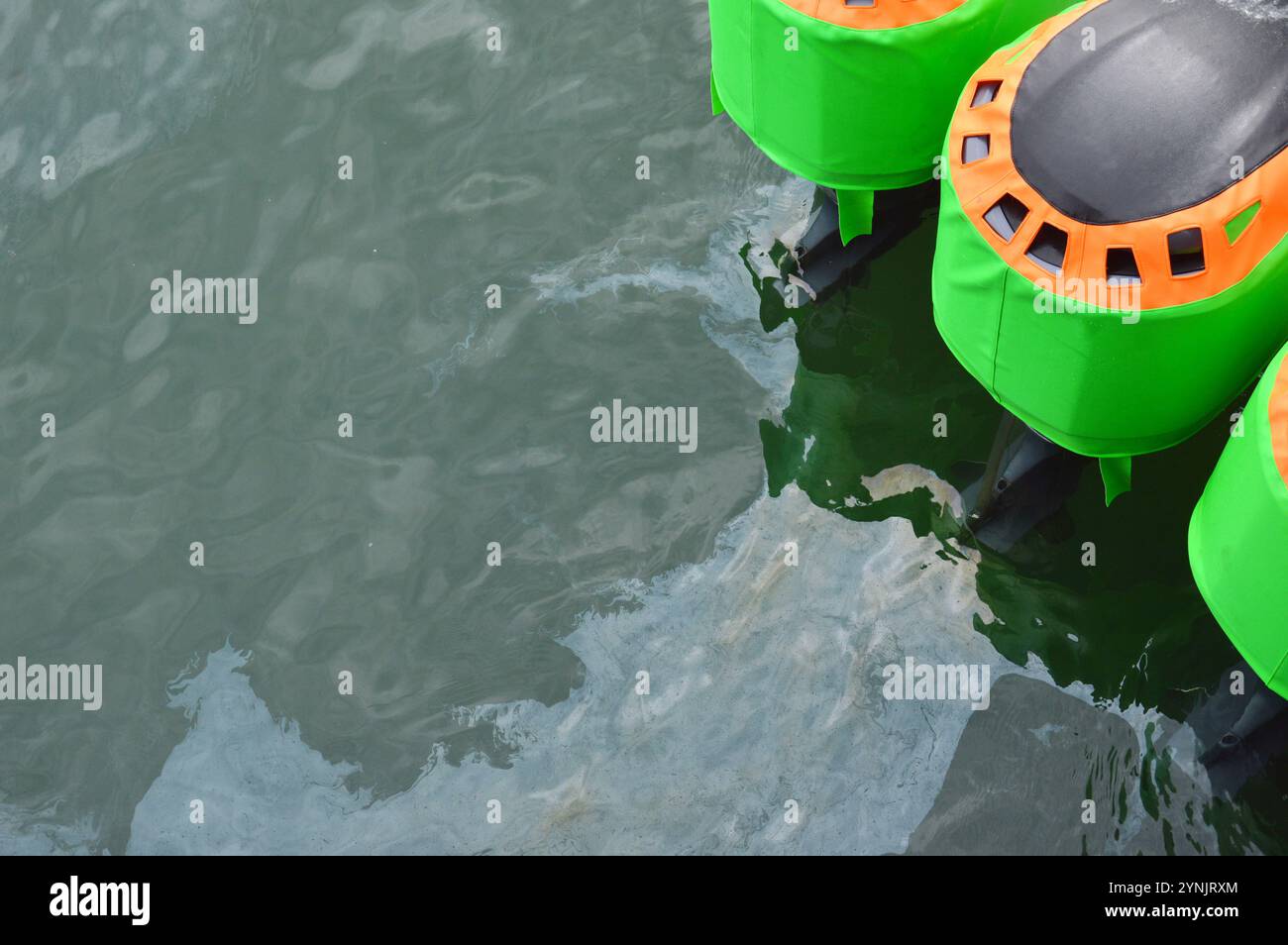 three speedboat engine Stock Photo - Alamy
