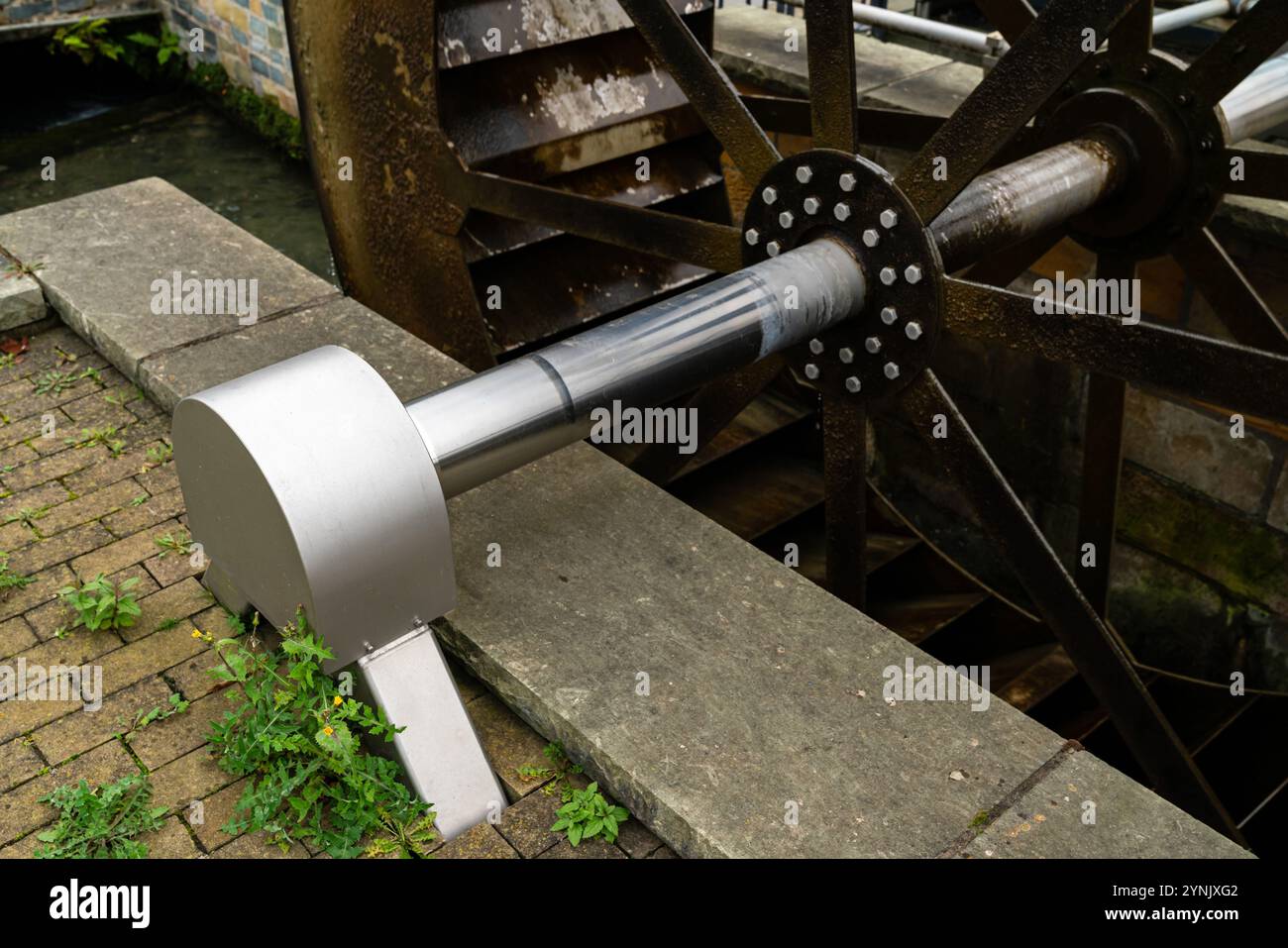 Waterwheel mechanism hi-res stock photography and images - Alamy