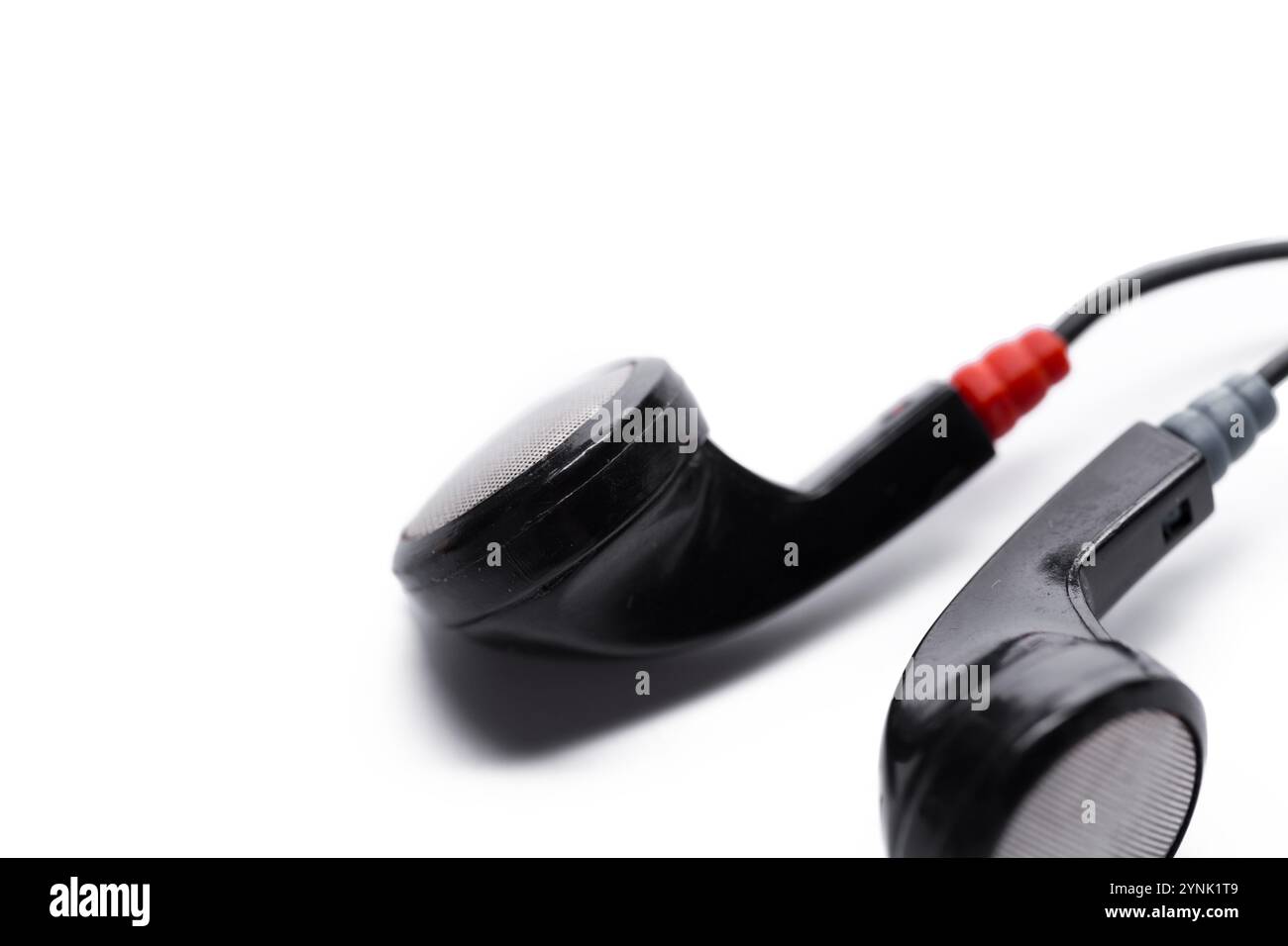 headphones isolated on white Stock Photo - Alamy