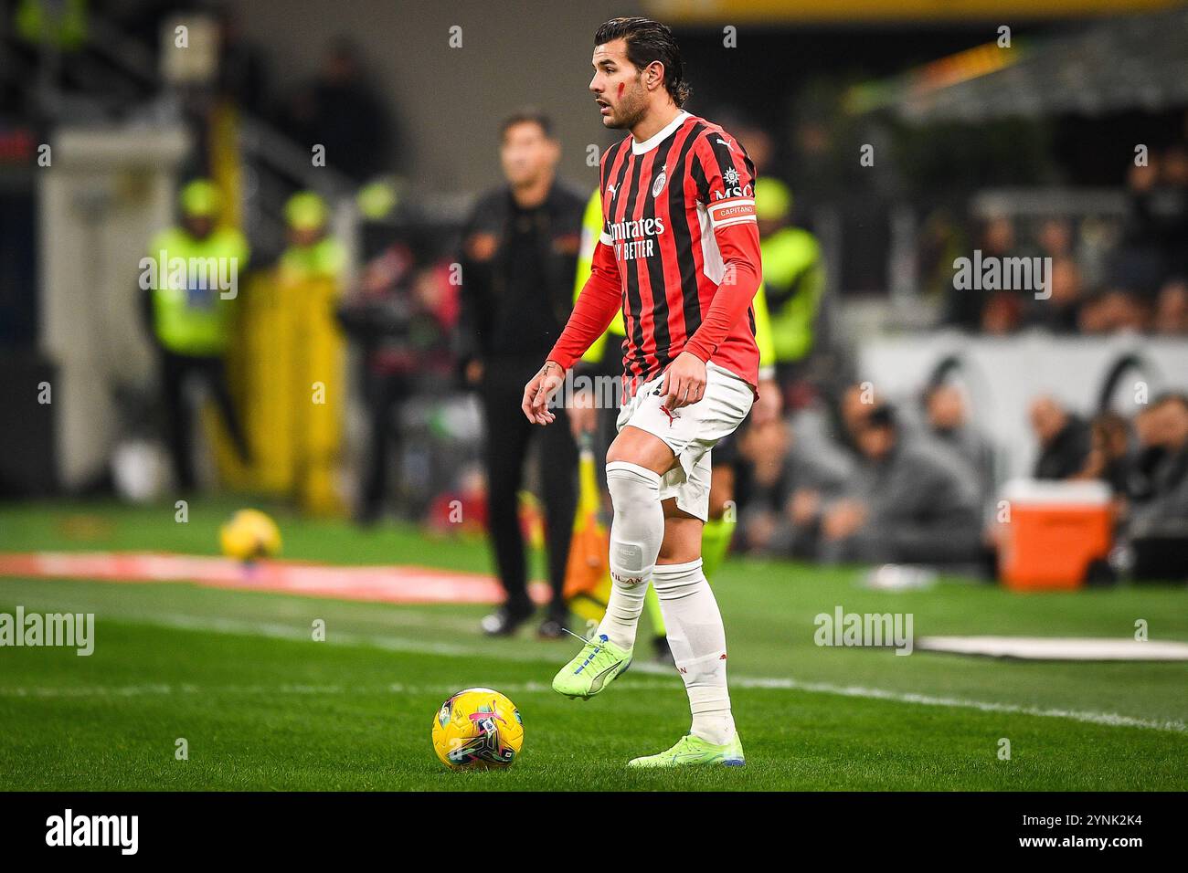 Theo HERNANDEZ of AC Milan during the Italian championship Serie A ...