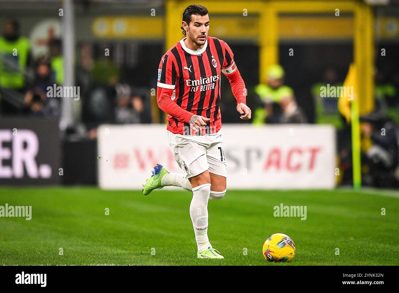 Theo HERNANDEZ of AC Milan during the Italian championship Serie A ...