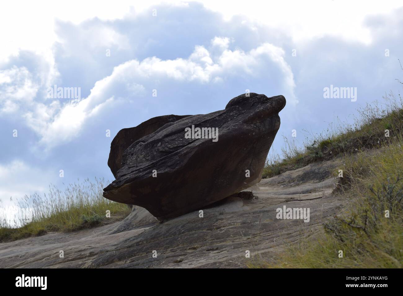 Concretions in natural setting; masses of mineral matter of spectacular ...
