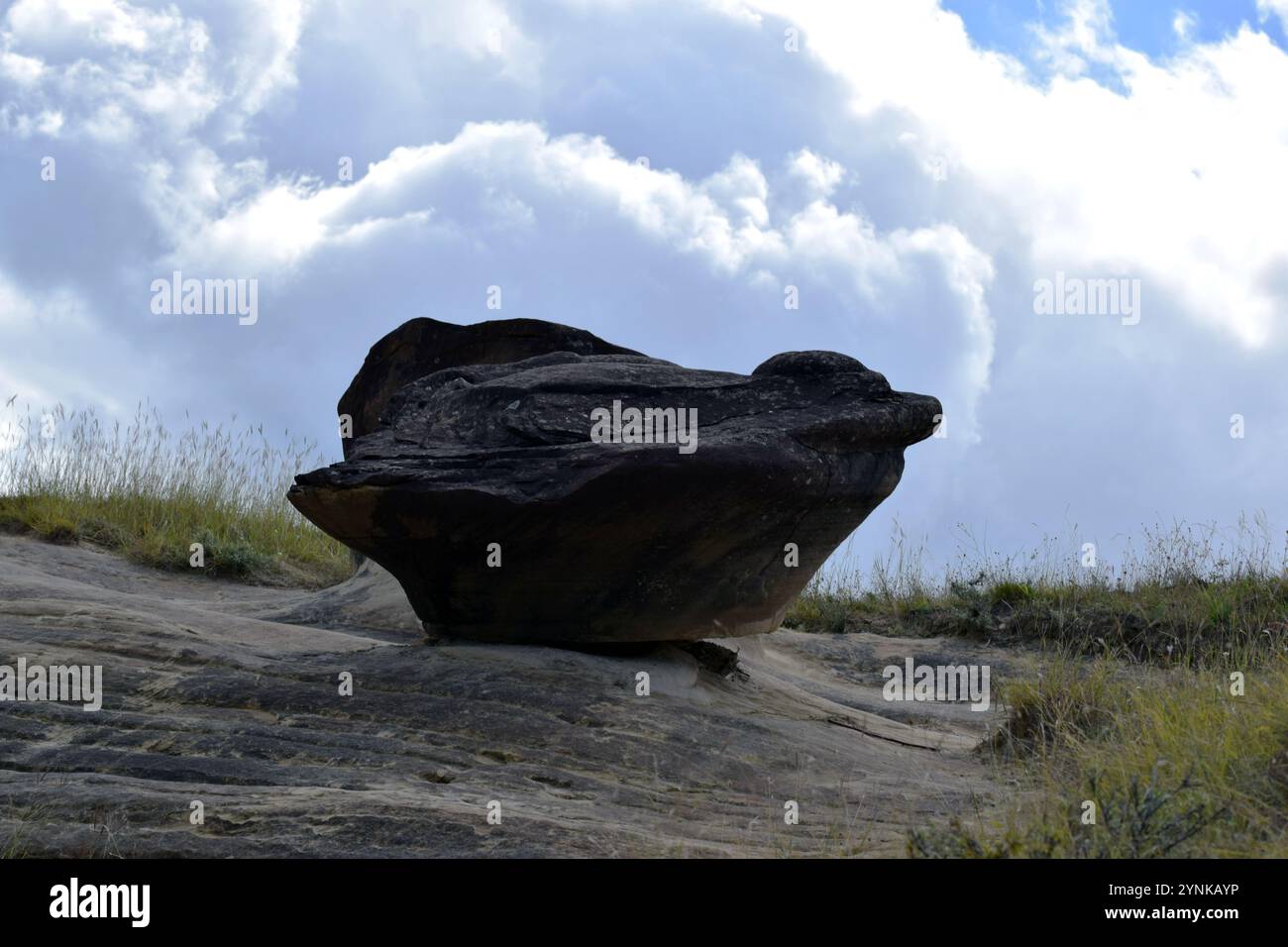 Concretions in natural setting; masses of mineral matter of spectacular ...