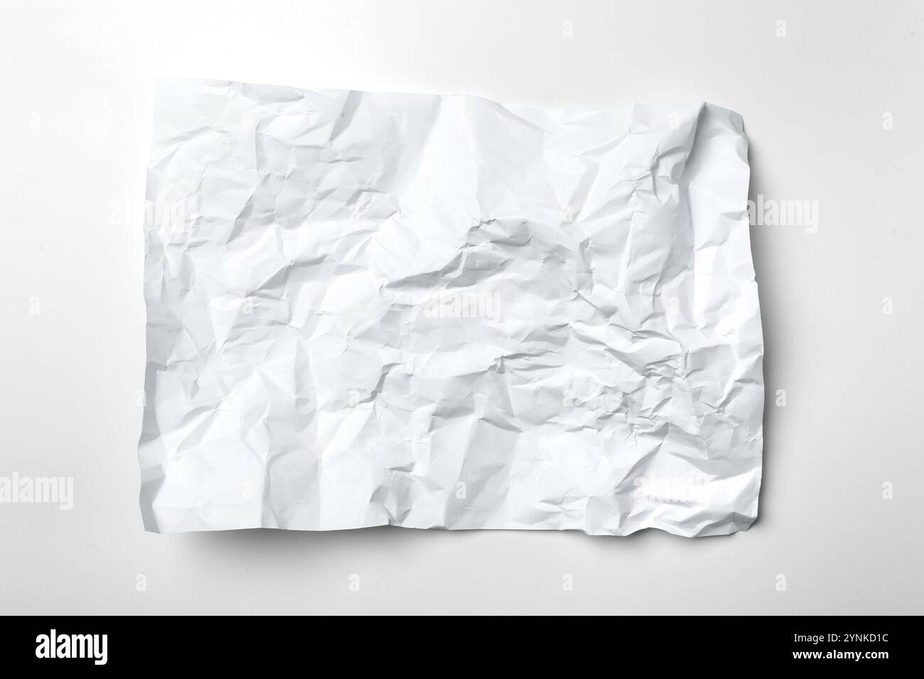 White crumpled paper Stock Photo - Alamy