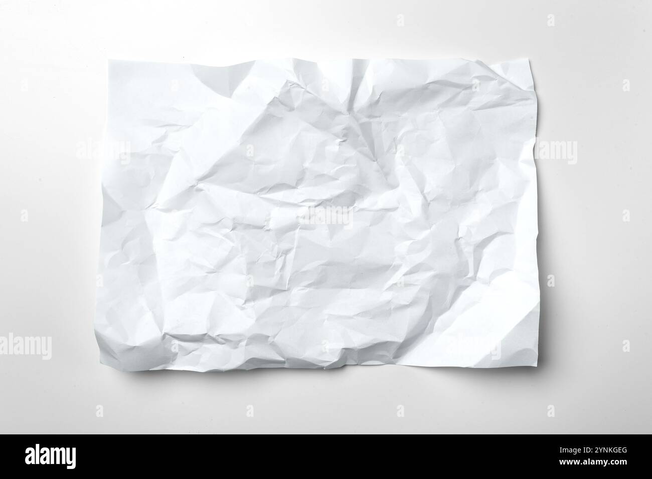 White crumpled paper Stock Photo - Alamy