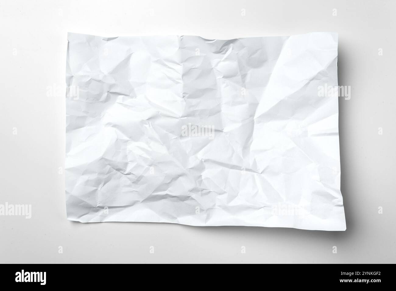 White crumpled paper Stock Photo - Alamy