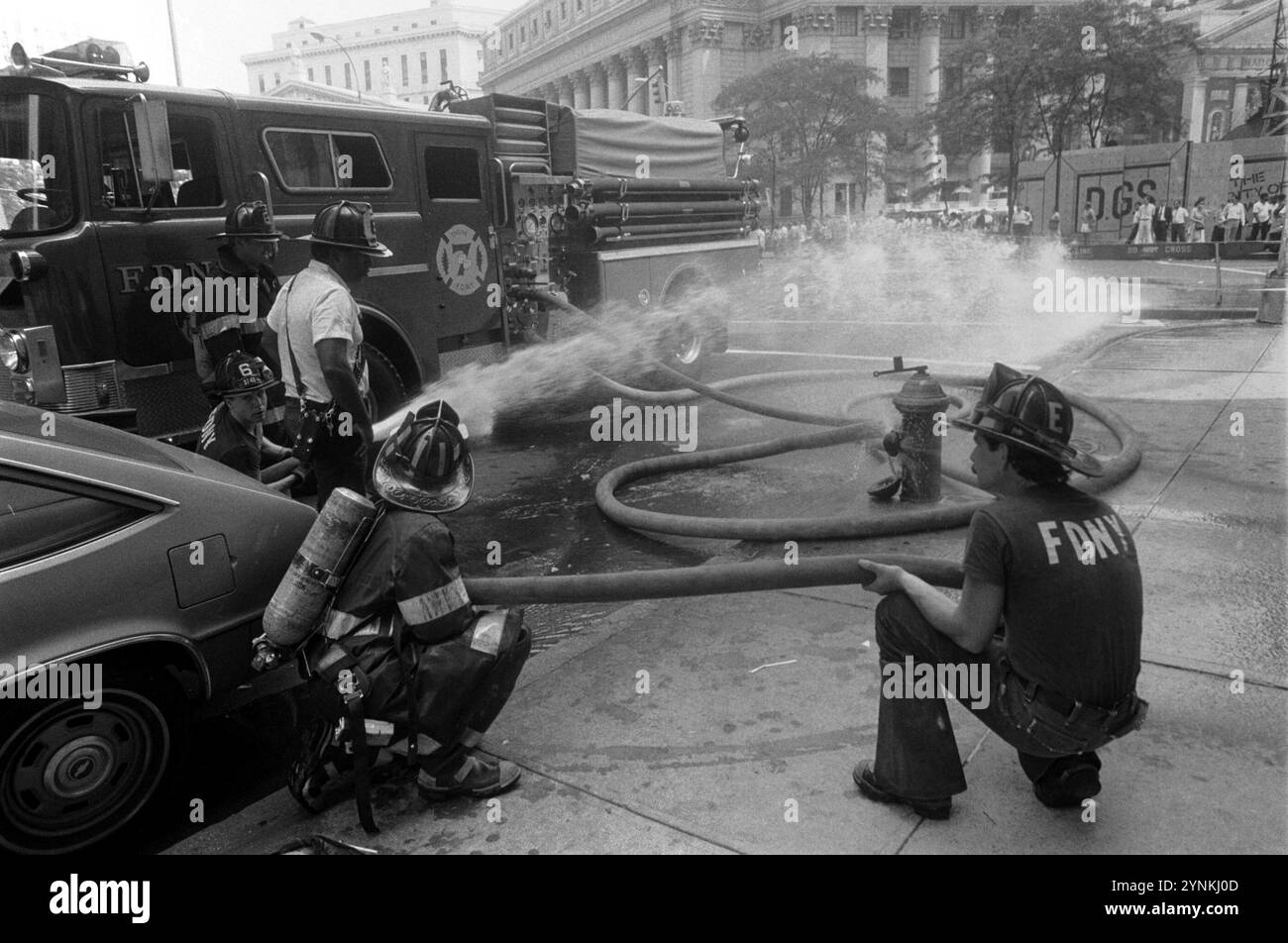 Fire department vigili del fuoco Black and White Stock Photos & Images ...