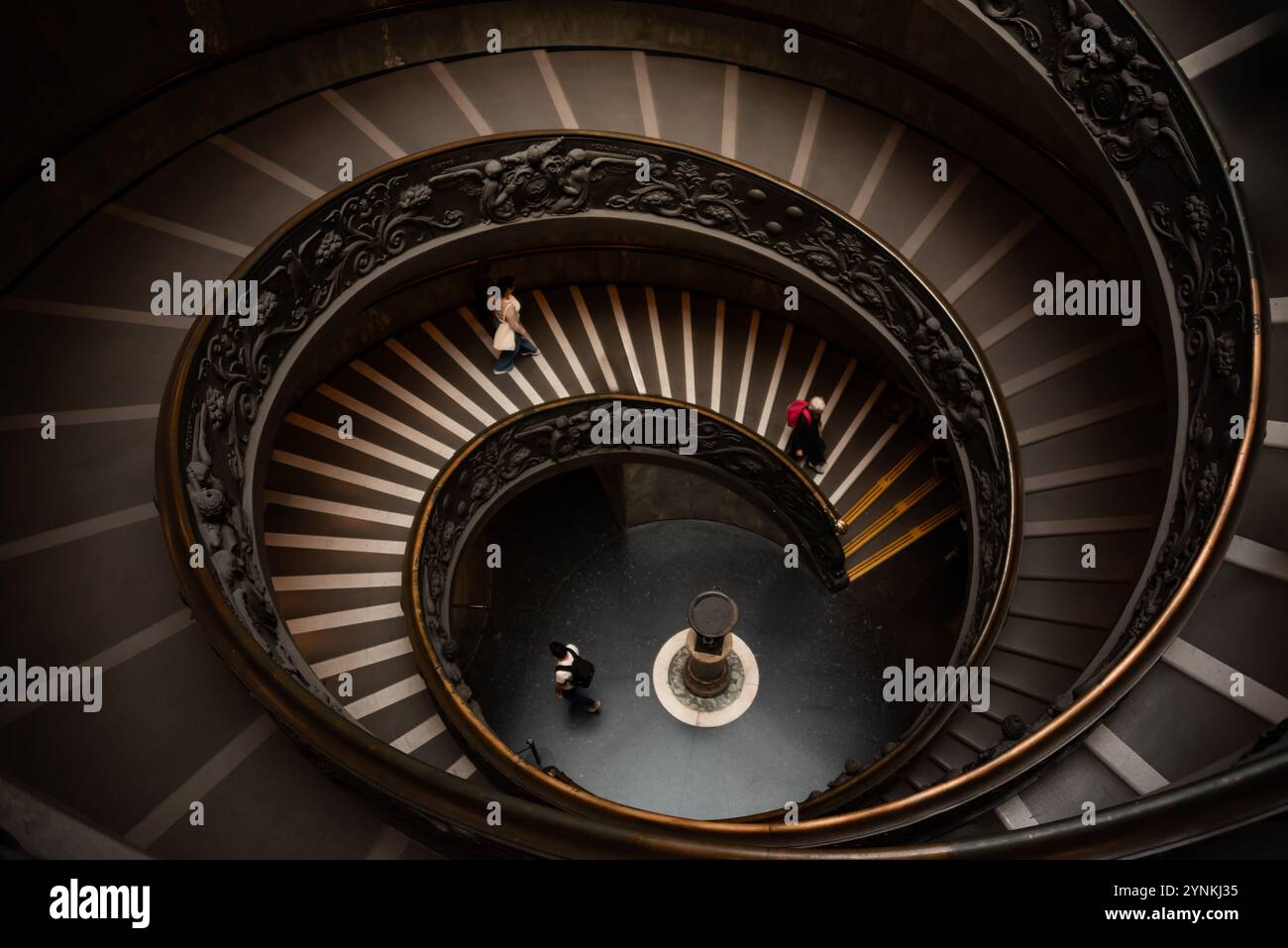 Famous staircase in Vatican in Rome, Italy Stock Photo - Alamy