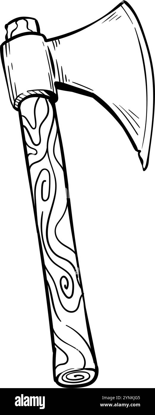 antique axe weapon Stock Vector Image & Art - Alamy
