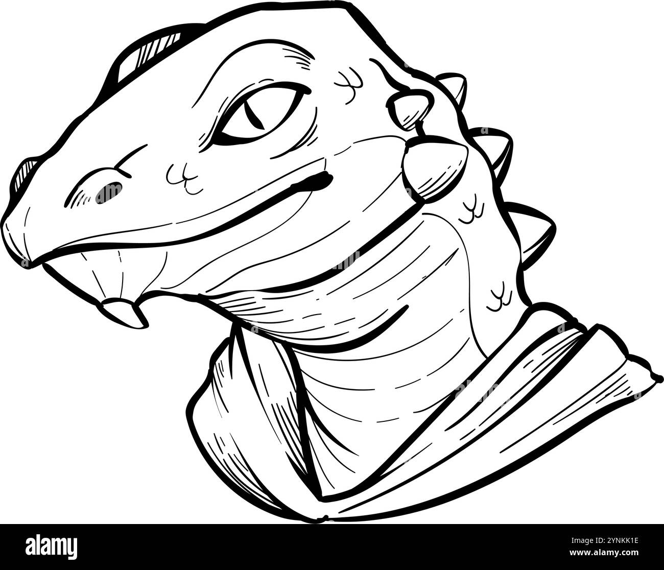 fantasy lizard man Stock Vector Image & Art - Alamy