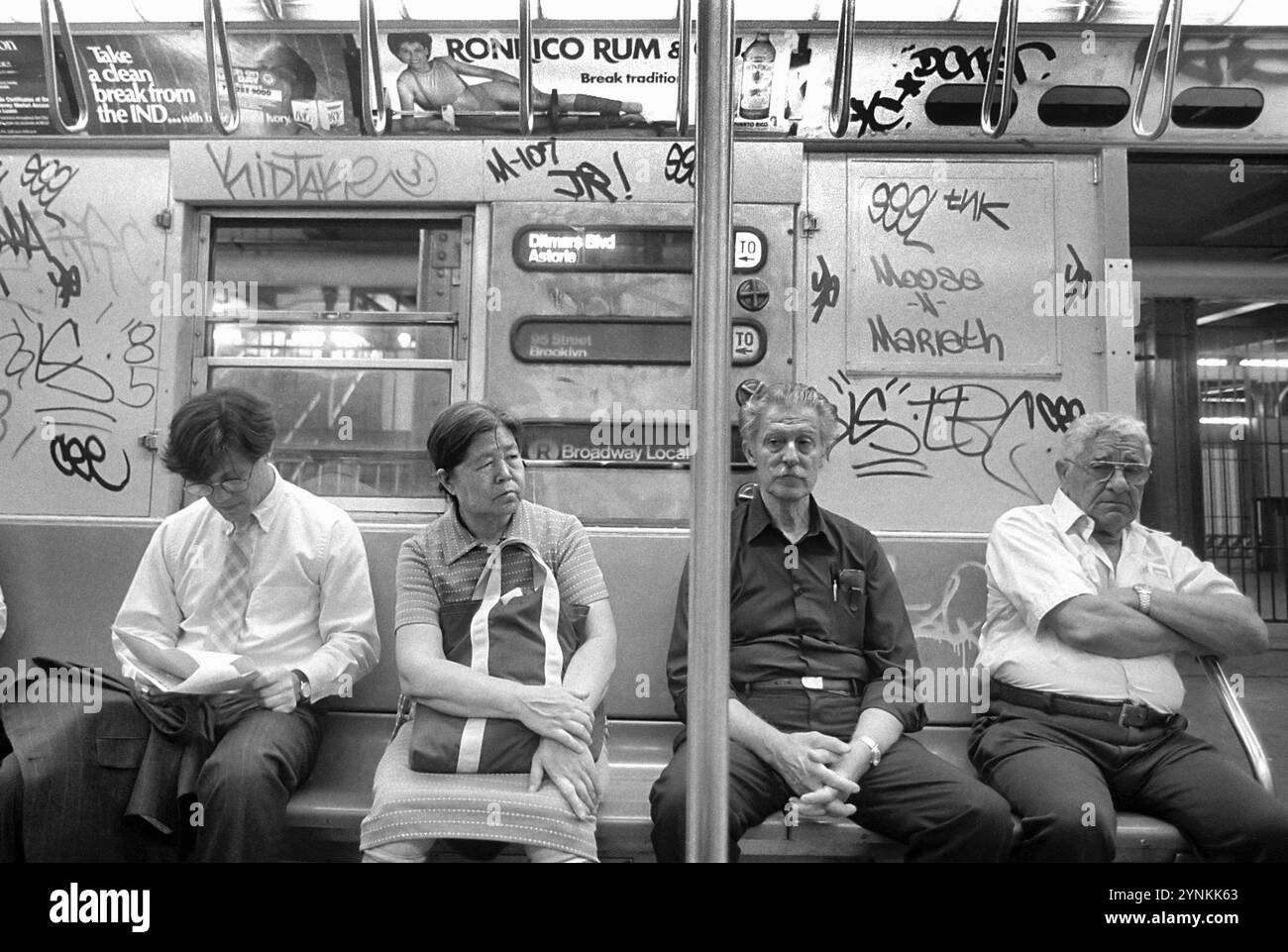- USA, New York, in the underground (July 1985) - USA, New York, in ...