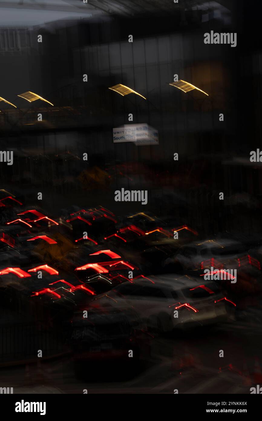 Cars frantically rush through the drop-off line at Hartsfield-Jackson ...