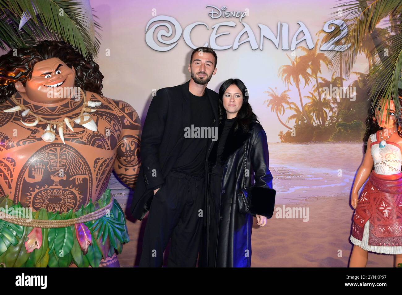 Bryan Cristante und Selene Cito bei der Premiere des Animationsfilms ...