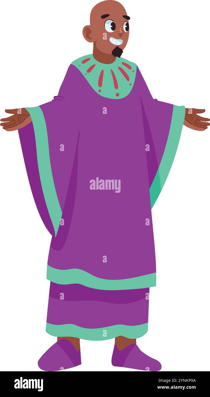 african man in traditional costume Stock Vector Image & Art - Alamy