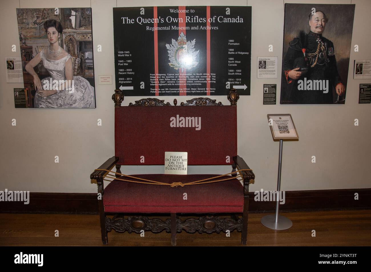 Queen's Own Rifles Museum inside Casa Loma on Austin Terrace in Toronto ...
