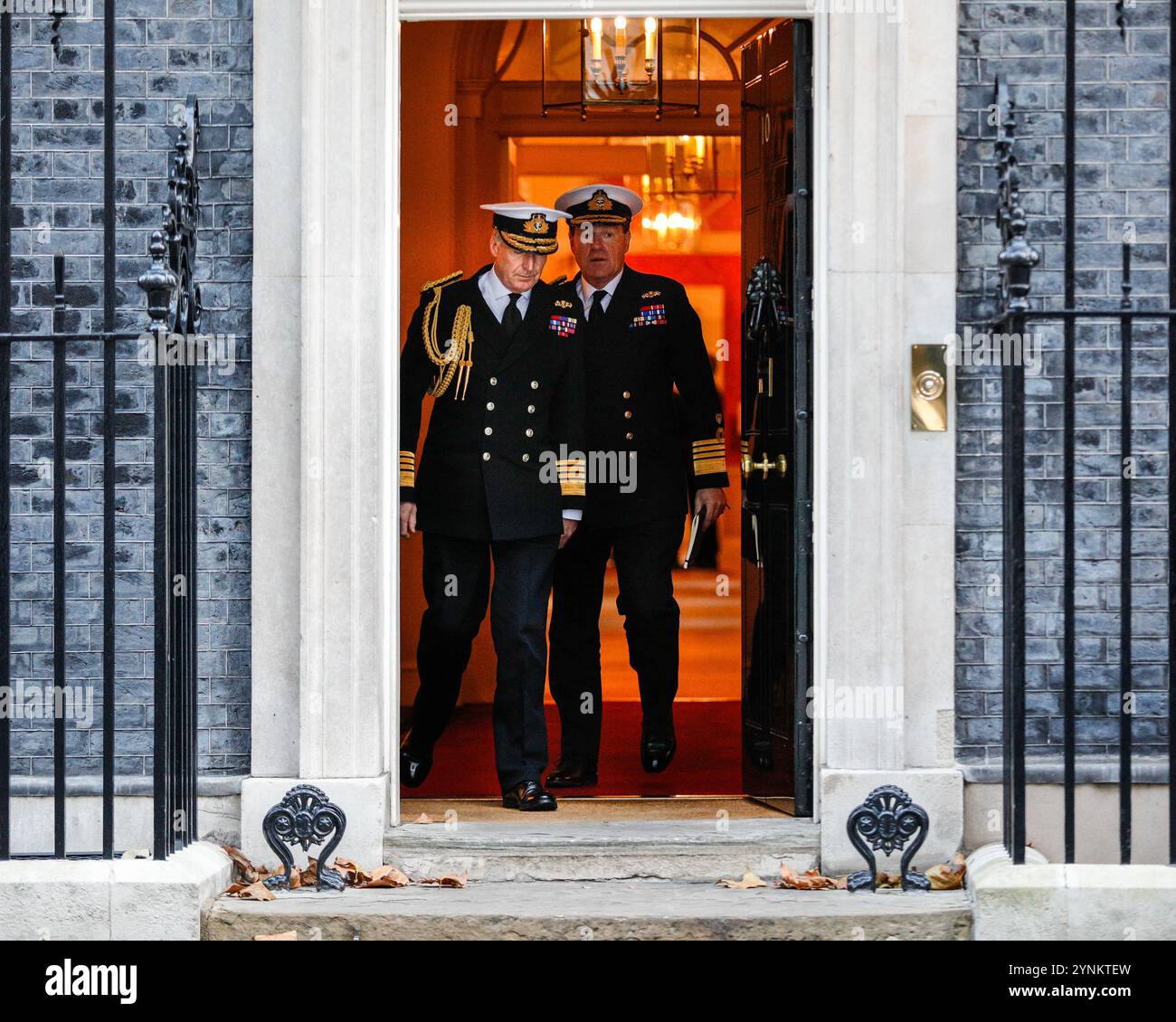 London, UK. 26th Nov, 2024. Admiral Sir Tony Radakin (l) Head of the UK ...